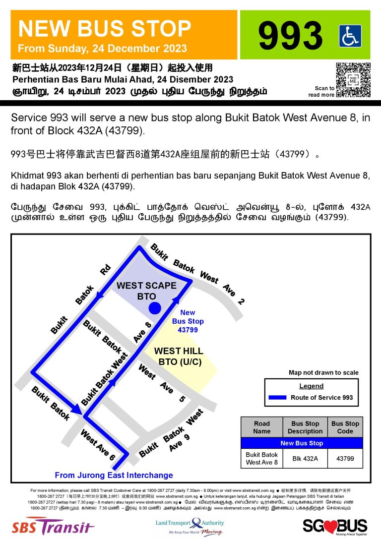 SBS Transit Bus Service 993 | Land Transport Guru