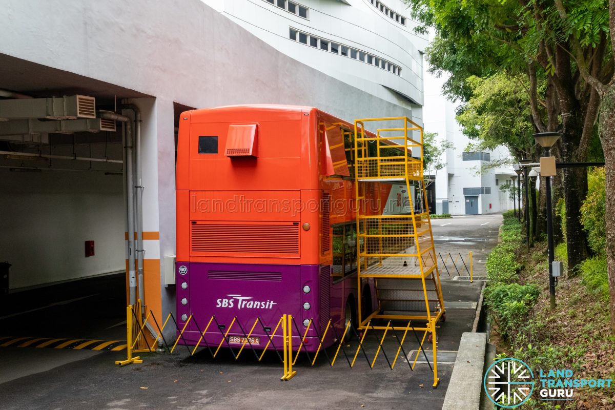 SBS7376X – Volvo B9TL (CDGE) preserved at ITE College West | Land ...