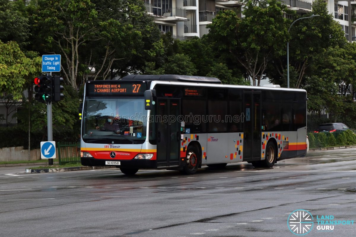 Bus 27 – SBS Transit Mercedes-Benz Citaro (SG1695B) | Land Transport Guru