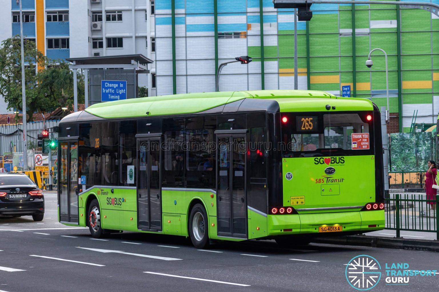 SBS Transit BYD B12A03 (SG4013A) [Rear] | Land Transport Guru