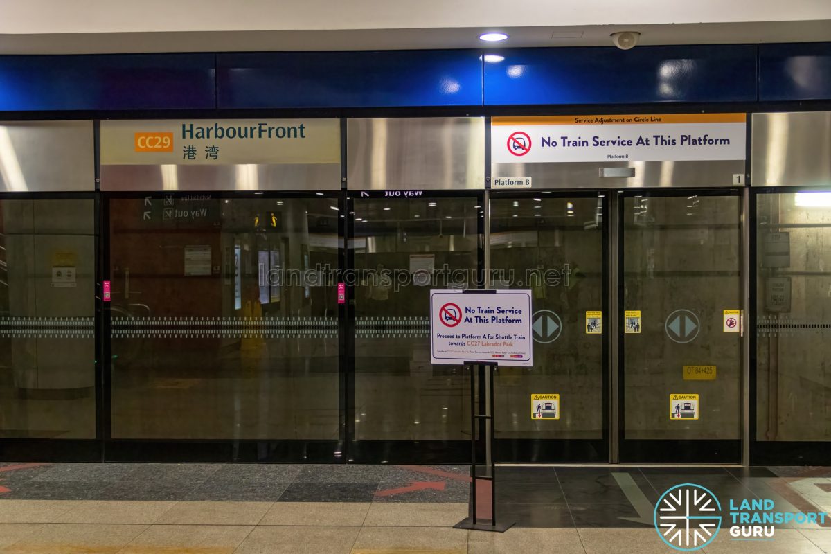 Circle Line Single Platform Service between Telok Blangah ...