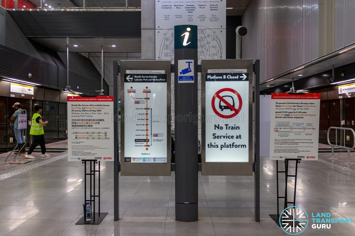 CCL Single Platform Service Between Telok Blangah & HarbourFront | Land ...