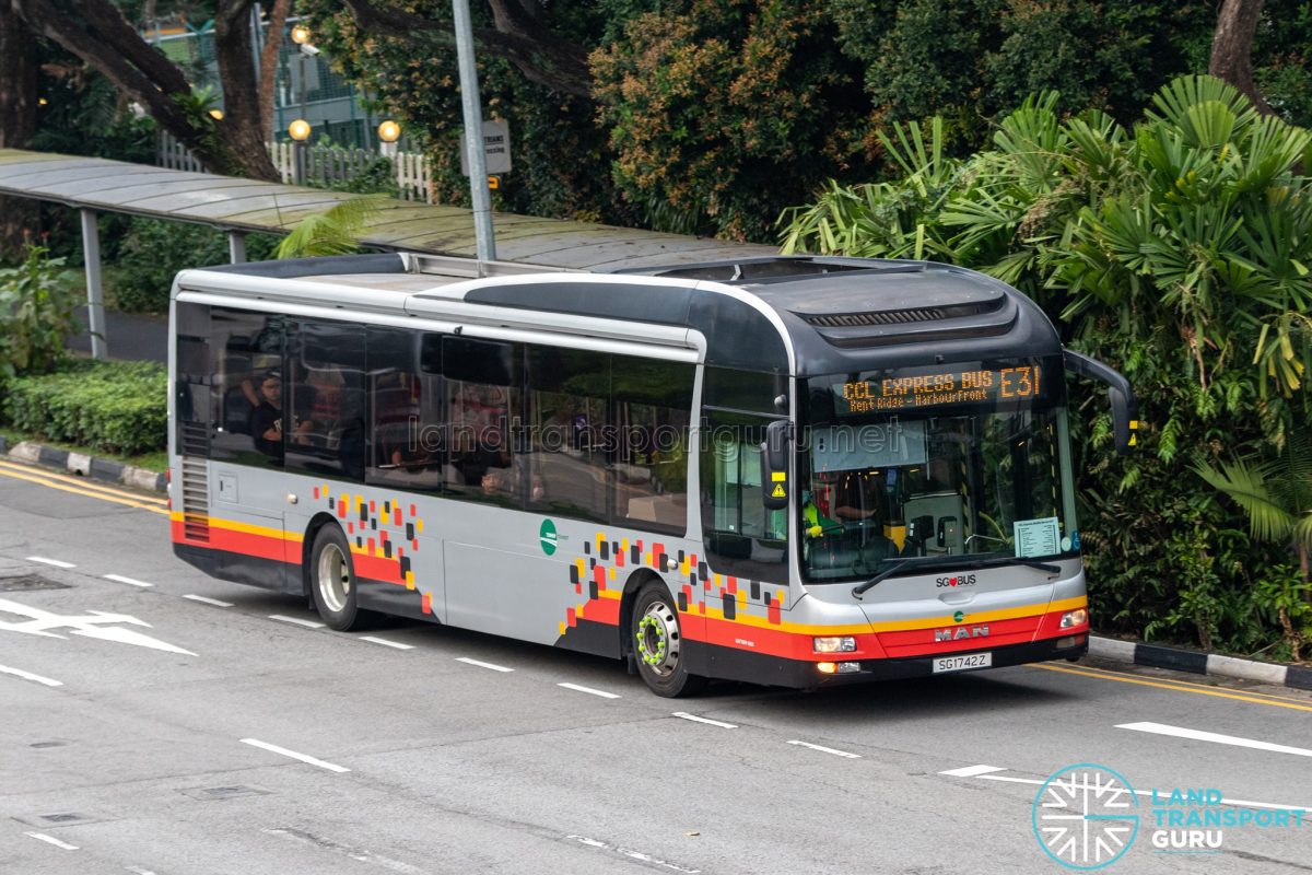 Express Shuttle 31 – Tower Transit MAN A22 (SG1742Z) | Land Transport Guru