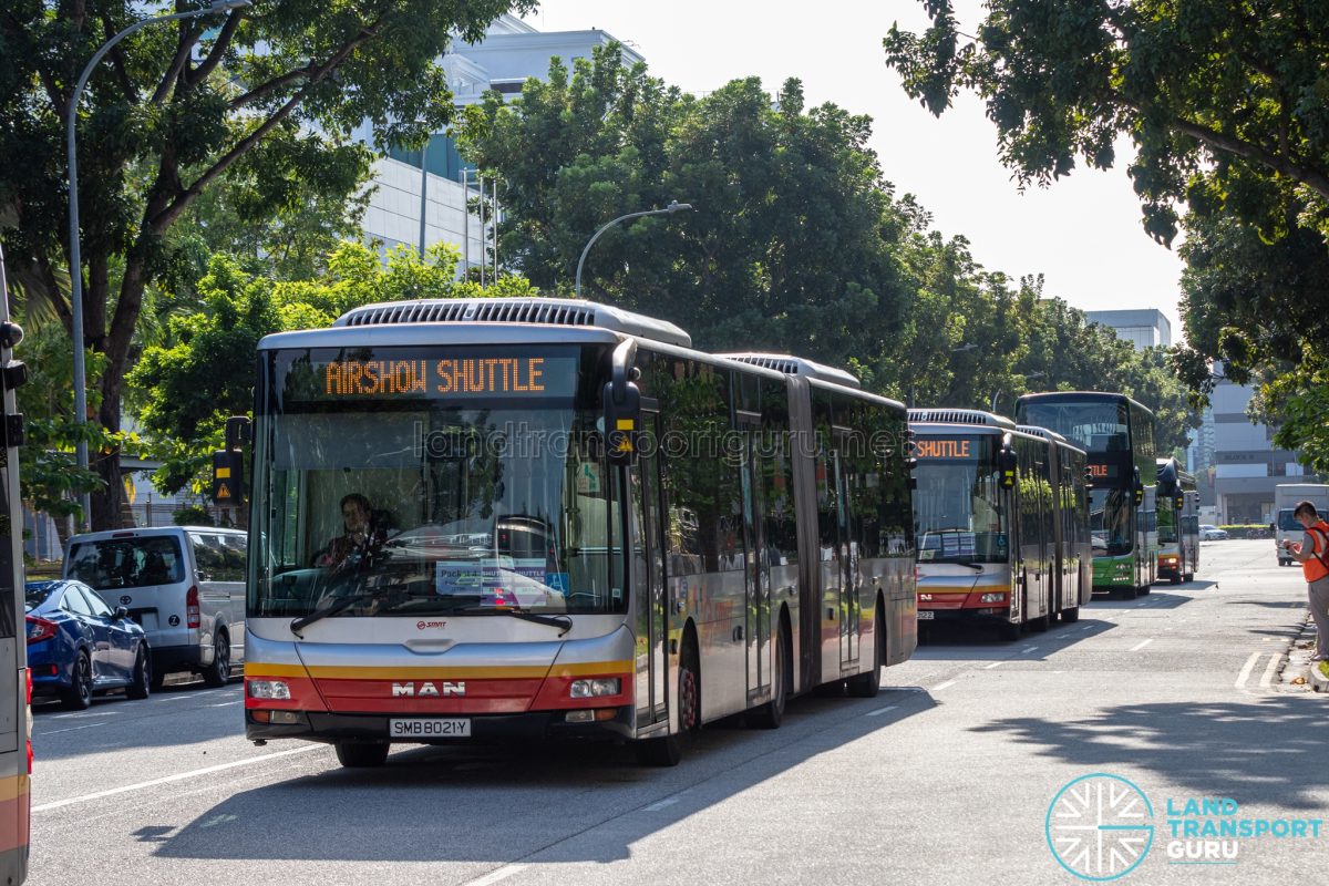 Singapore Airshow 2024 Shuttle Buses | Land Transport Guru