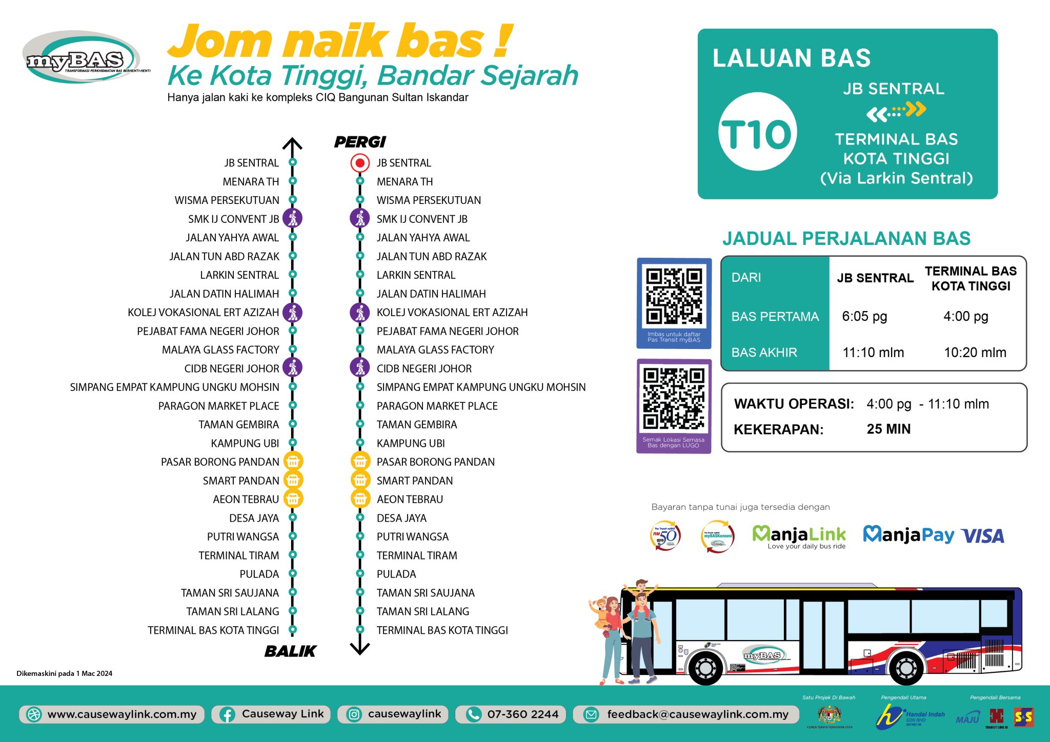 MyBas Johor Bahru | Land Transport Guru