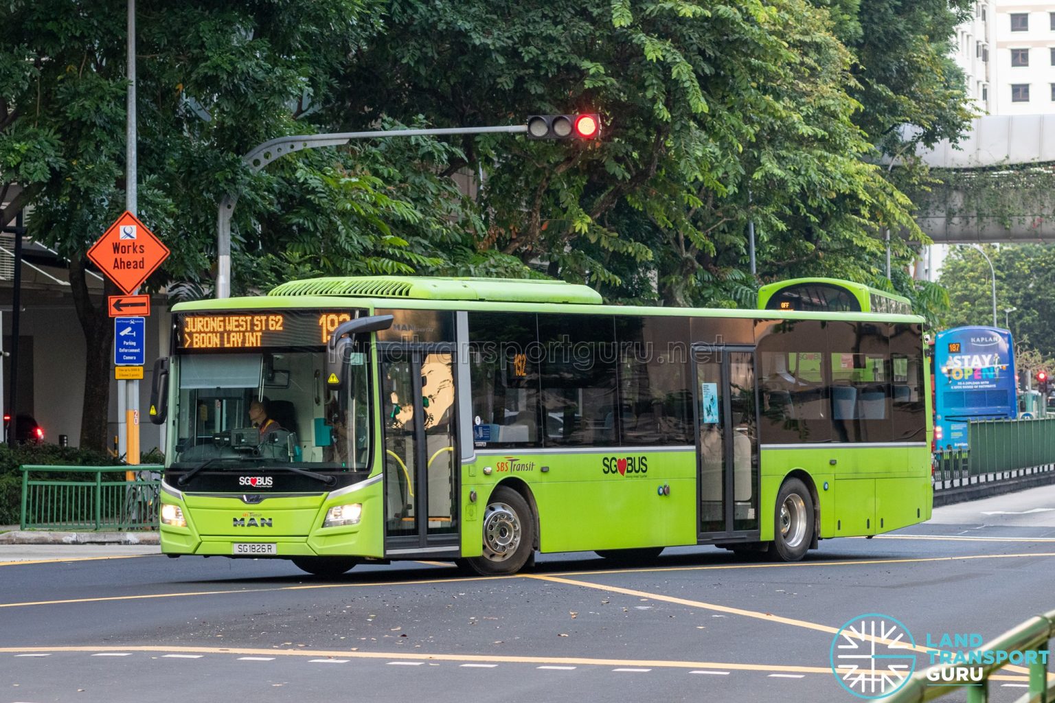 Bus 192 – SBS Transit MAN A22 Euro 6 (SG1826R) | Land Transport Guru