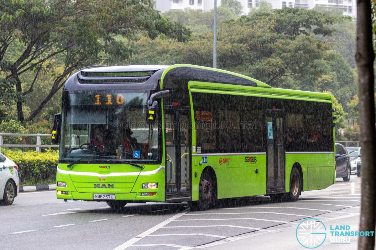 Bus 110 – SMRT Buses MAN A22 (SMB237U) | Land Transport Guru