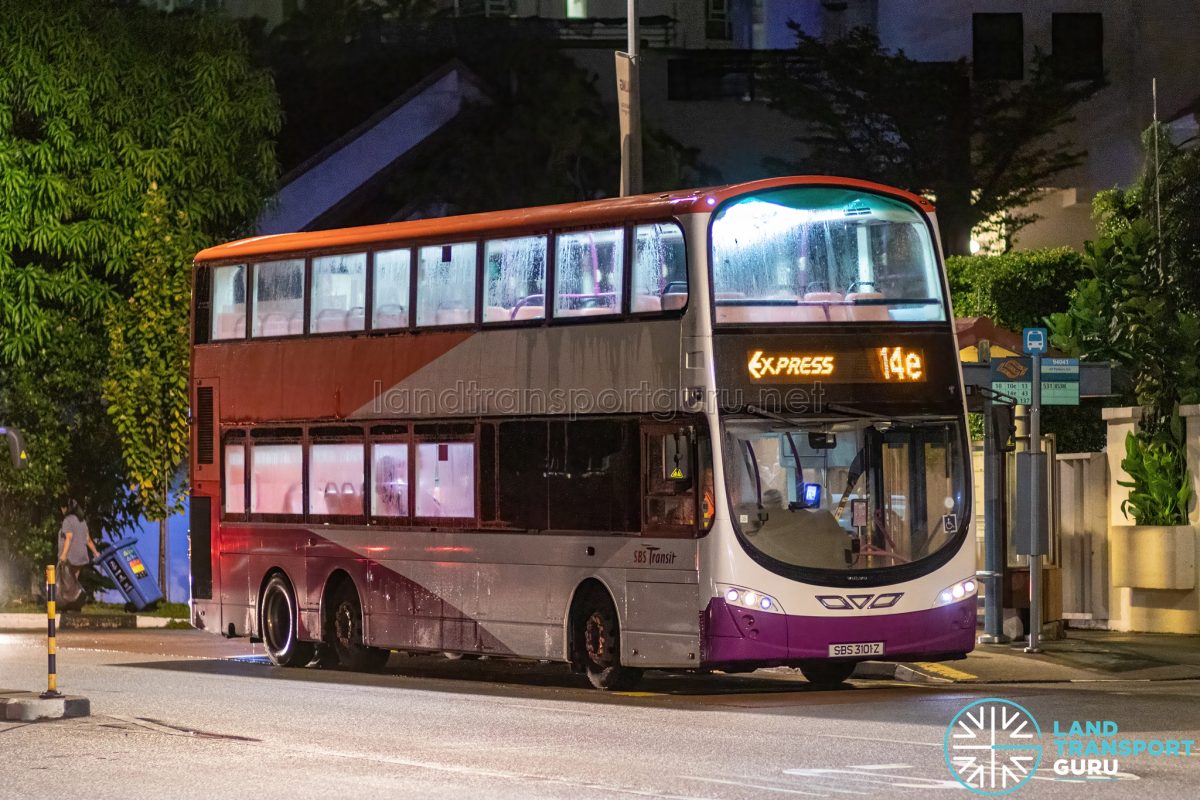 SBS Transit Express Bus Service 14e | Land Transport Guru