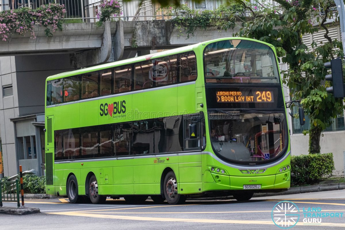 Bus 249 – SBS Transit Volvo B9TL Wright (SG5025J) | Land Transport Guru