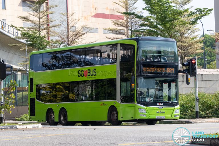 SBS Transit Bus Service 182/182M | Land Transport Guru