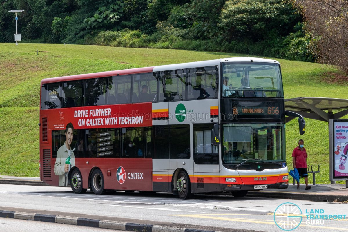 Bus 856 – Tower Transit MAN A95 (SMB5888H) | Land Transport Guru