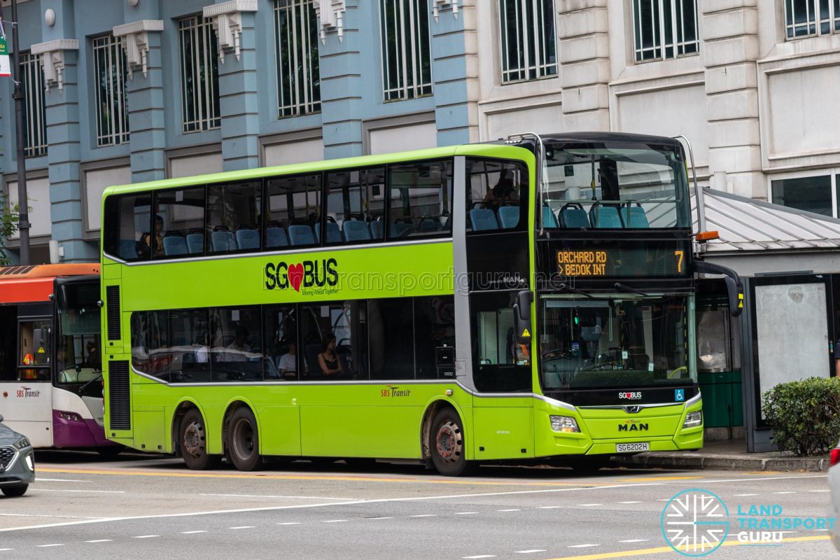 Bus 7 – SBS Transit MAN A95 Euro 6 (SG6202H) | Land Transport Guru