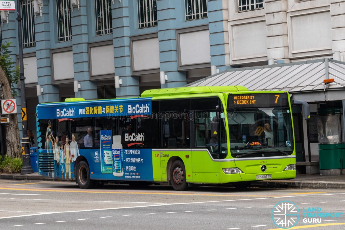 Bus 7 – SBS Transit Mercedes-Benz Citaro (SBS6864K) | Land Transport Guru