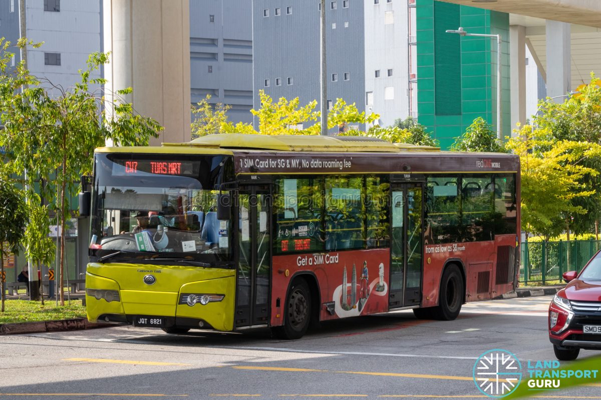 CW7 – Causeway Link Yutong ZK6118HG (JQT6821) | Land Transport Guru