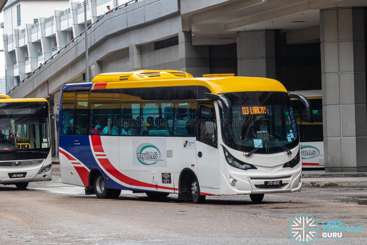 JTD9932 – myBAS Bus Service T13 | Land Transport Guru