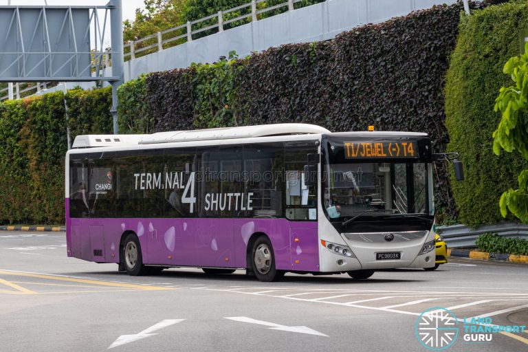 Changi Airport Terminal 4 Shuttle Bus | Land Transport Guru