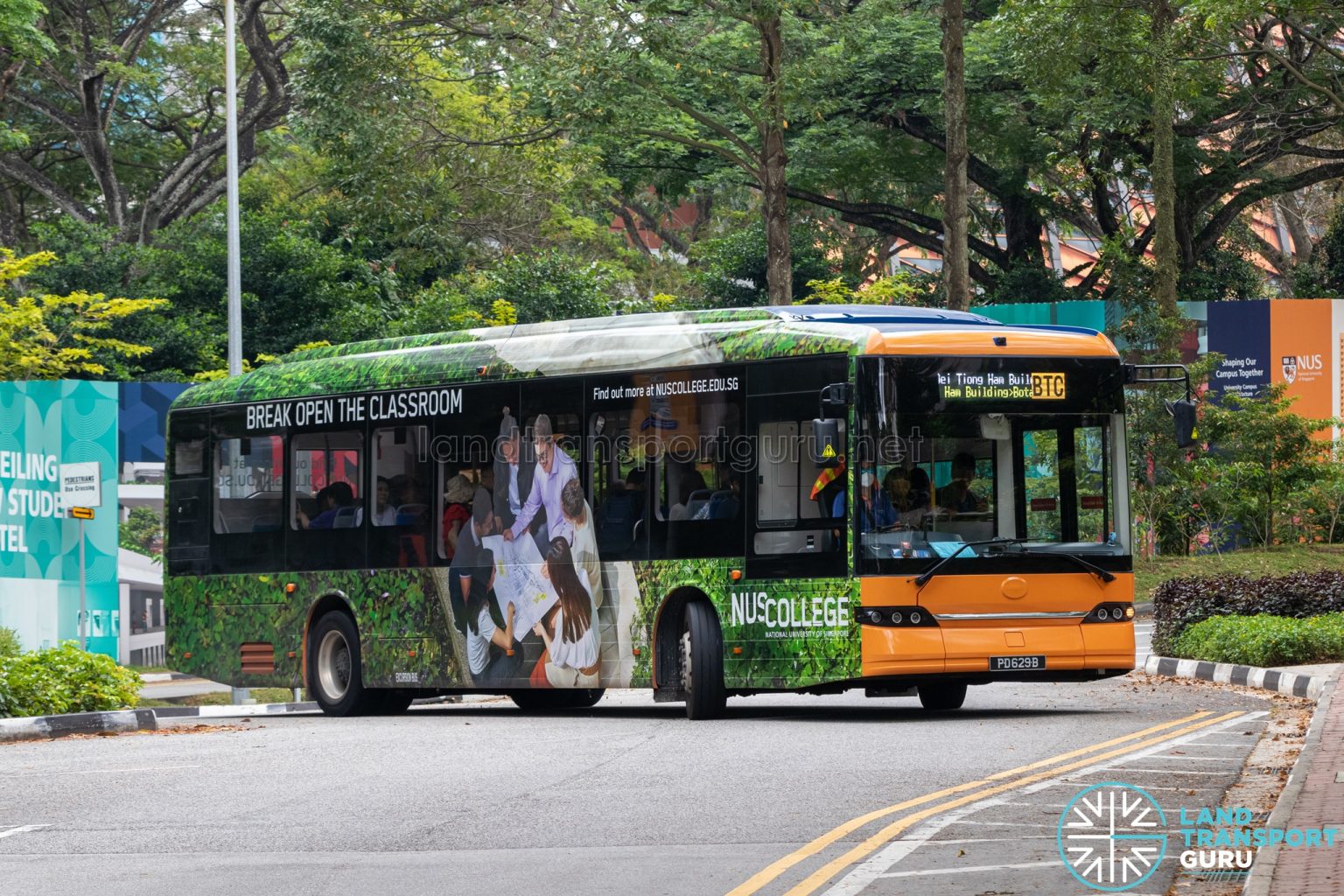 NUS Shuttle Service BTC | Land Transport Guru