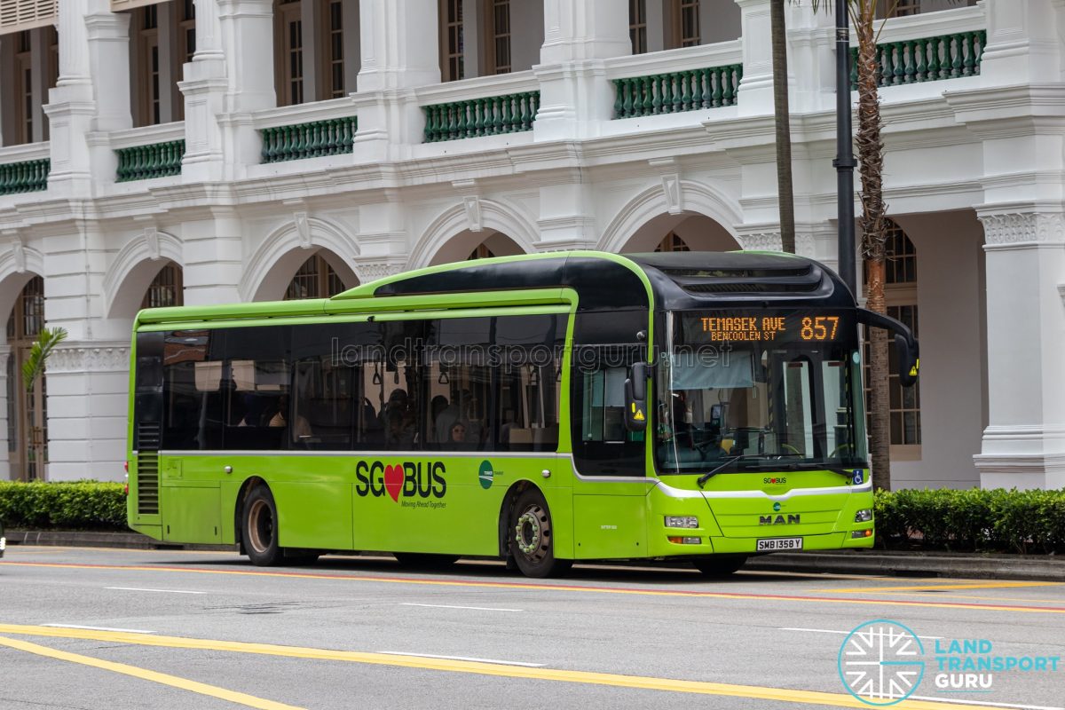 Bus 857 – Tower Transit MAN A22 (SMB1358Y) | Land Transport Guru