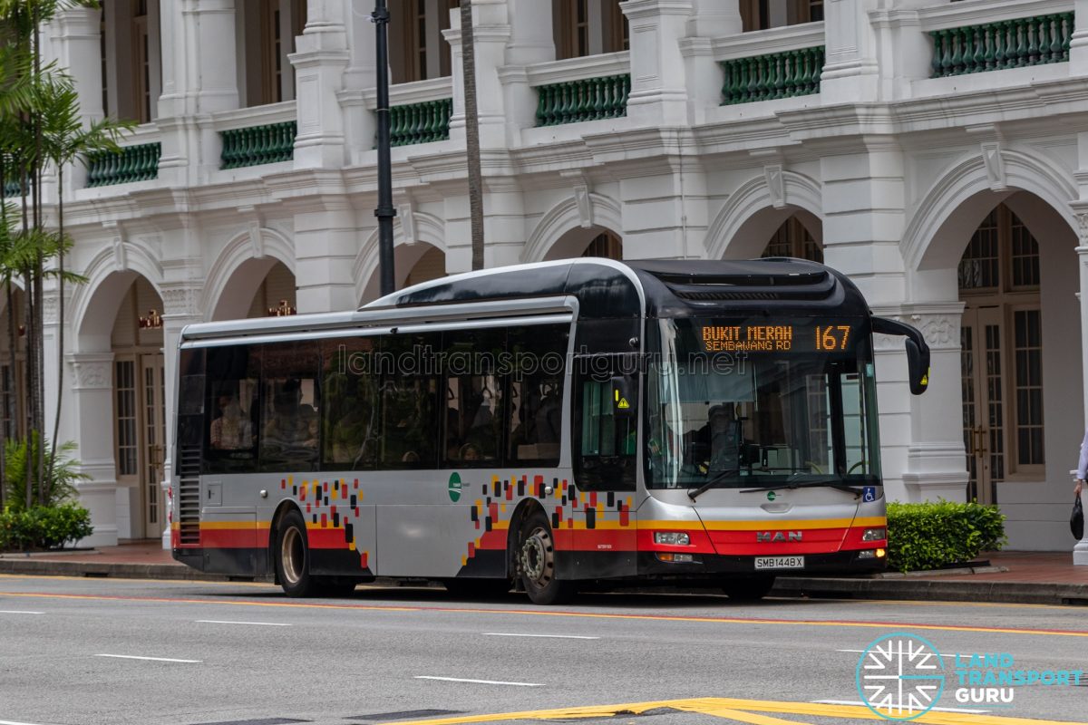 Bus 167 – Tower Transit MAN A22 (SMB1448X) | Land Transport Guru