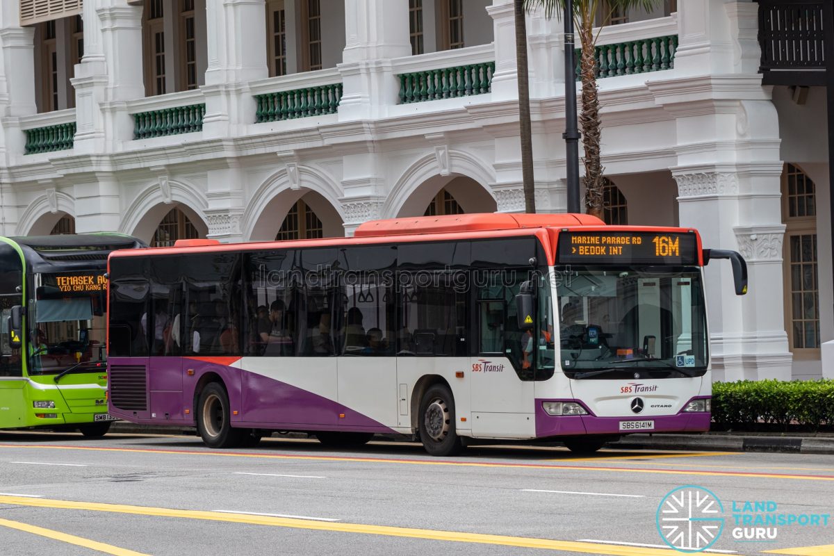 Bus 16M – SBS Transit Mercedes-Benz Citaro (SBS6141M) | Land Transport Guru