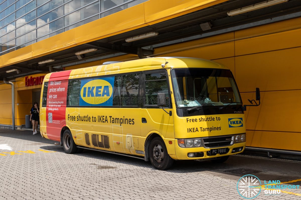 Tampines Retail Park Free Shuttle Bus Services (IKEA Tampines / Giant ...