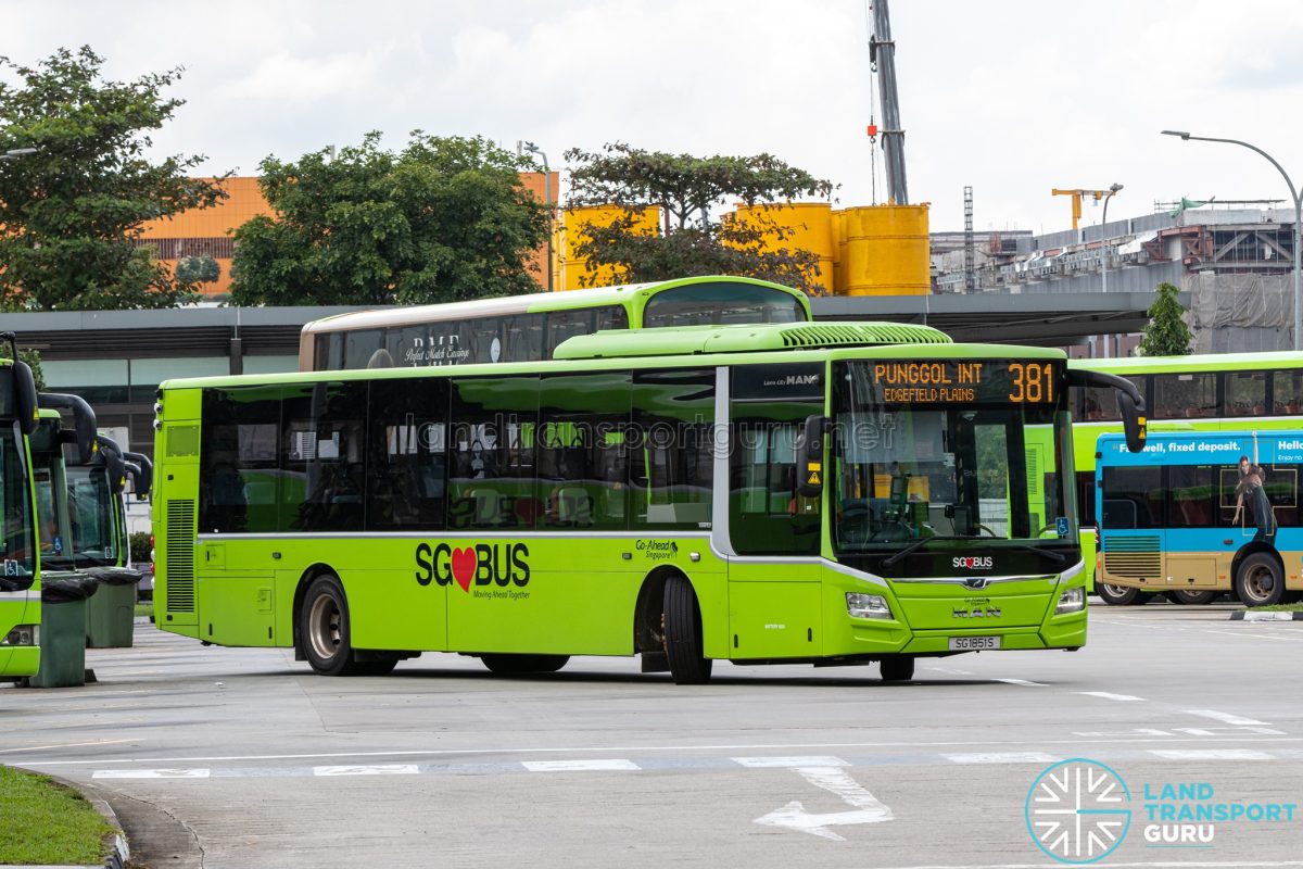 Bus 381 – Go-Ahead Singapore MAN A22 Euro 6 (SG1851S) | Land Transport Guru