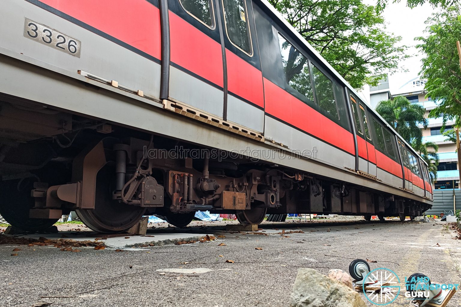 C751B MRT Train Carriage repurposed as Train Pod @ one-north | Land ...