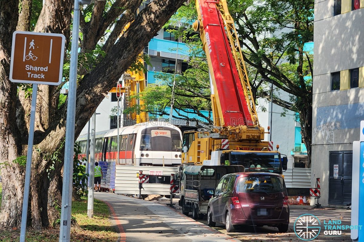C751B MRT Train Carriage repurposed as Train Pod @ one-north | Land ...