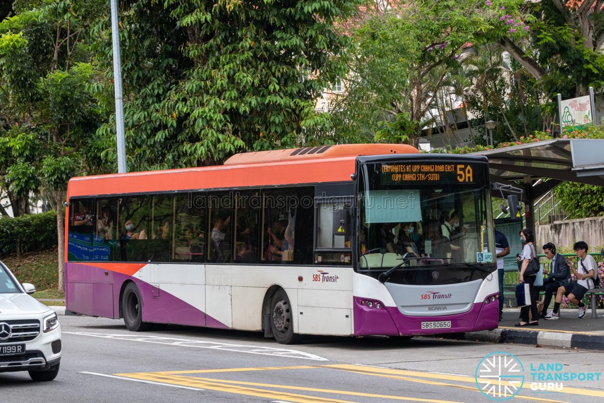 Bus 5A – SBS Transit Scania K230UB Euro V (SBS5065G) | Land Transport Guru