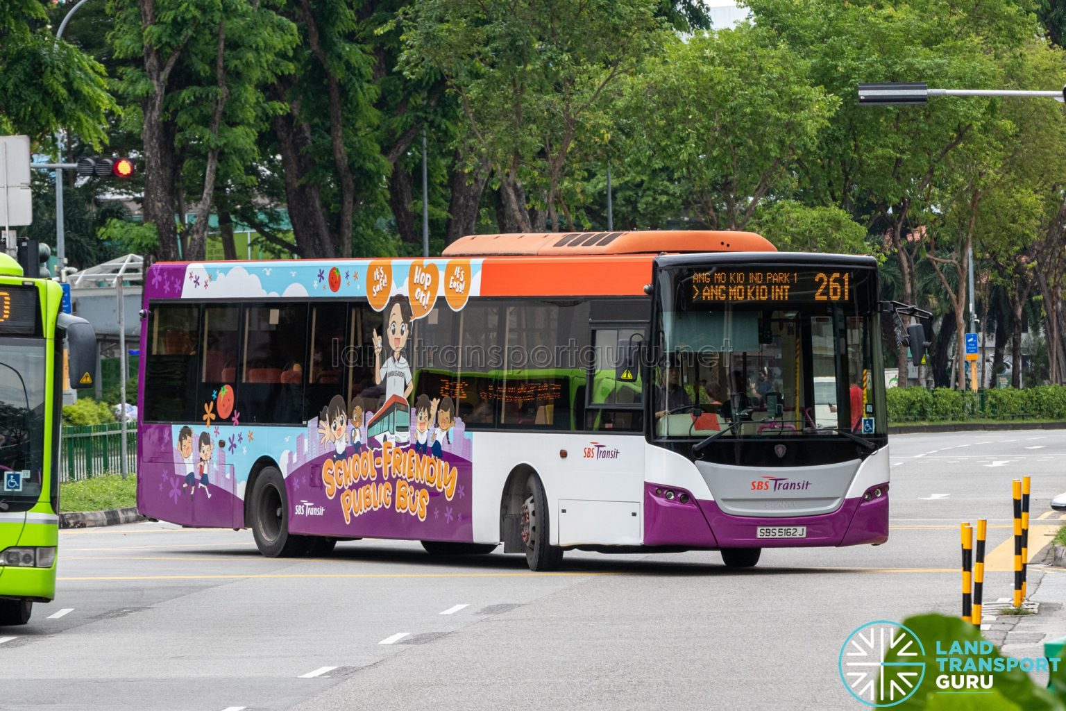 Bus 261 – SBS Transit Scania K230UB Euro V (SBS5162J) [School-Friendly ...
