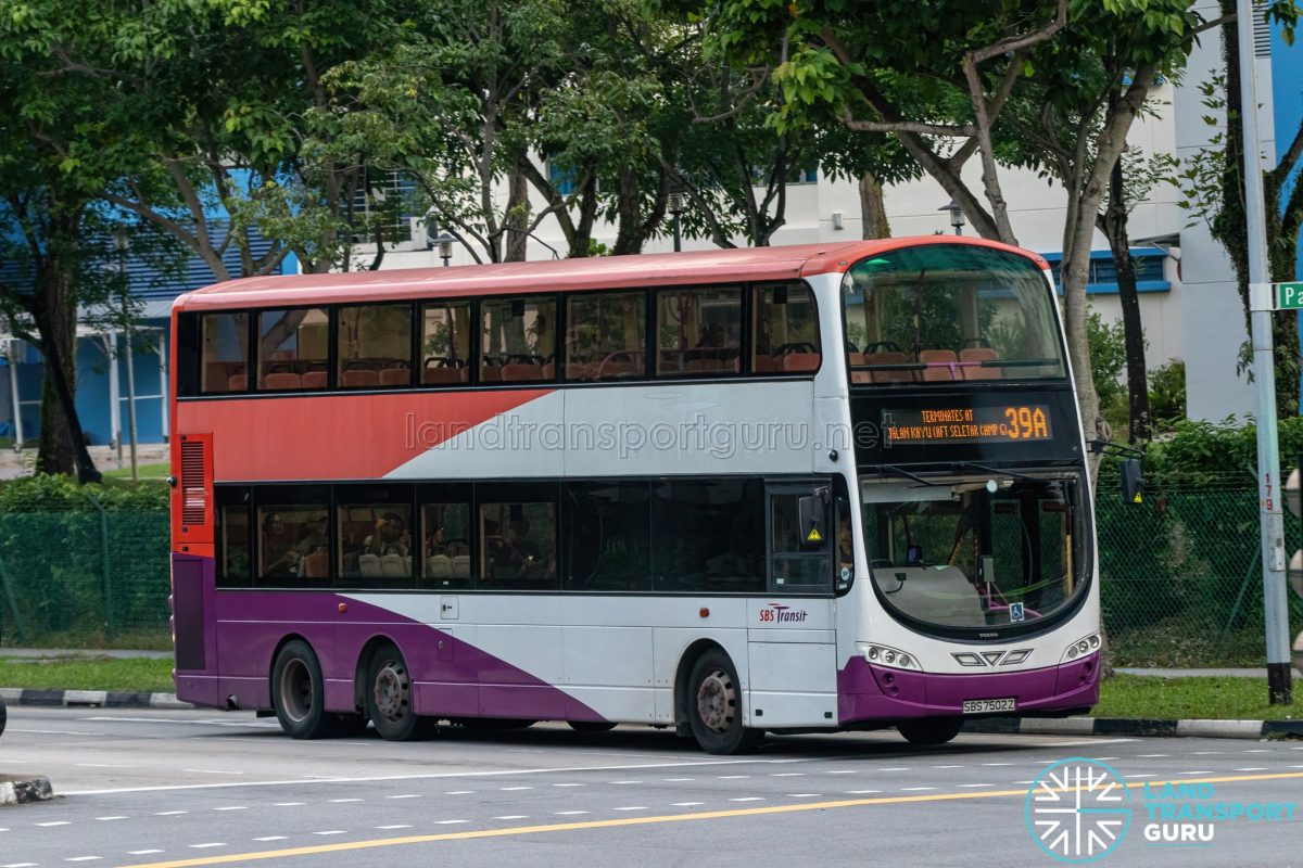 SBS Transit Bus Service 39A | Land Transport Guru