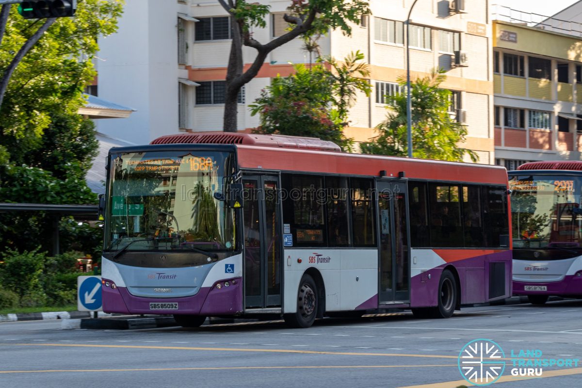 SBS Transit Bus Service 168A | Land Transport Guru