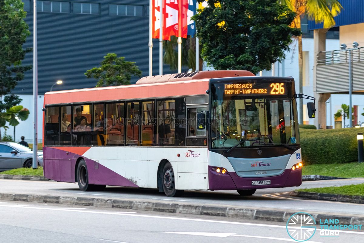 New Bus Stop along Tampines North Dr 2 for Service 296 | Land Transport ...