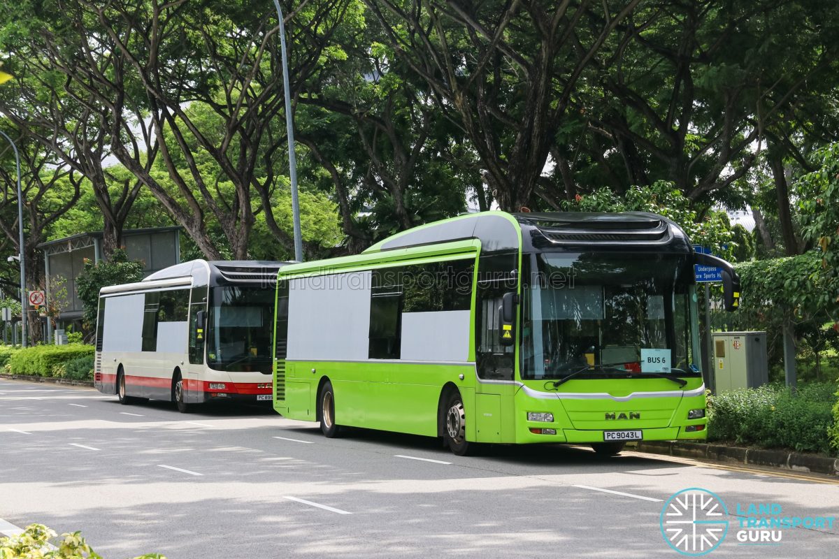COMET MAXI MAN A22 buses at Stadium Boulevard | Land Transport Guru