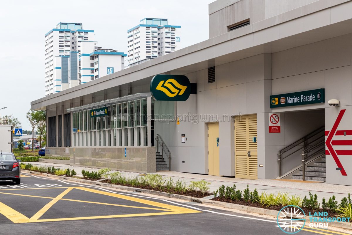 Marine Parade MRT Station – Exit 2 & Access to Underground Bicycle Park ...