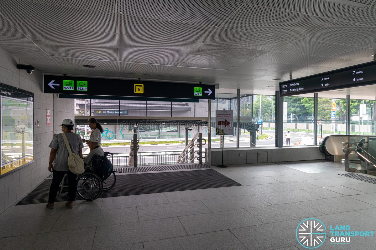 Marine Terrace MRT Station – Exit 6 | Land Transport Guru