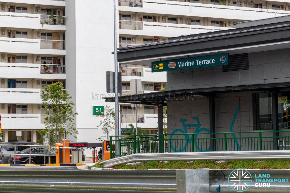 Marine Terrace MRT Station – Underground bicycle park | Land Transport Guru