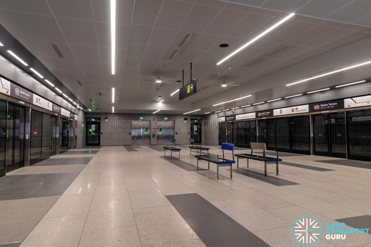 Marine Terrace MRT Station – Platform Level | Land Transport Guru