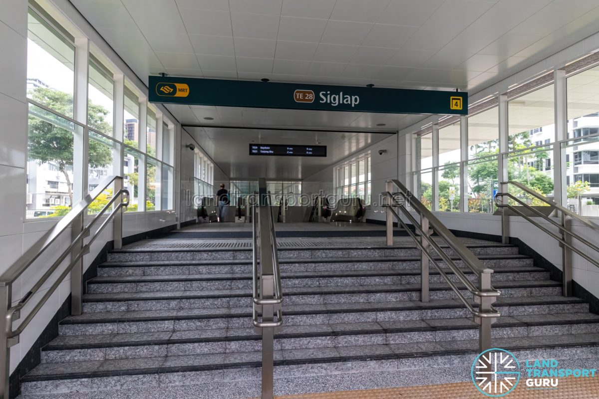 Siglap MRT Station – Exit 4 | Land Transport Guru