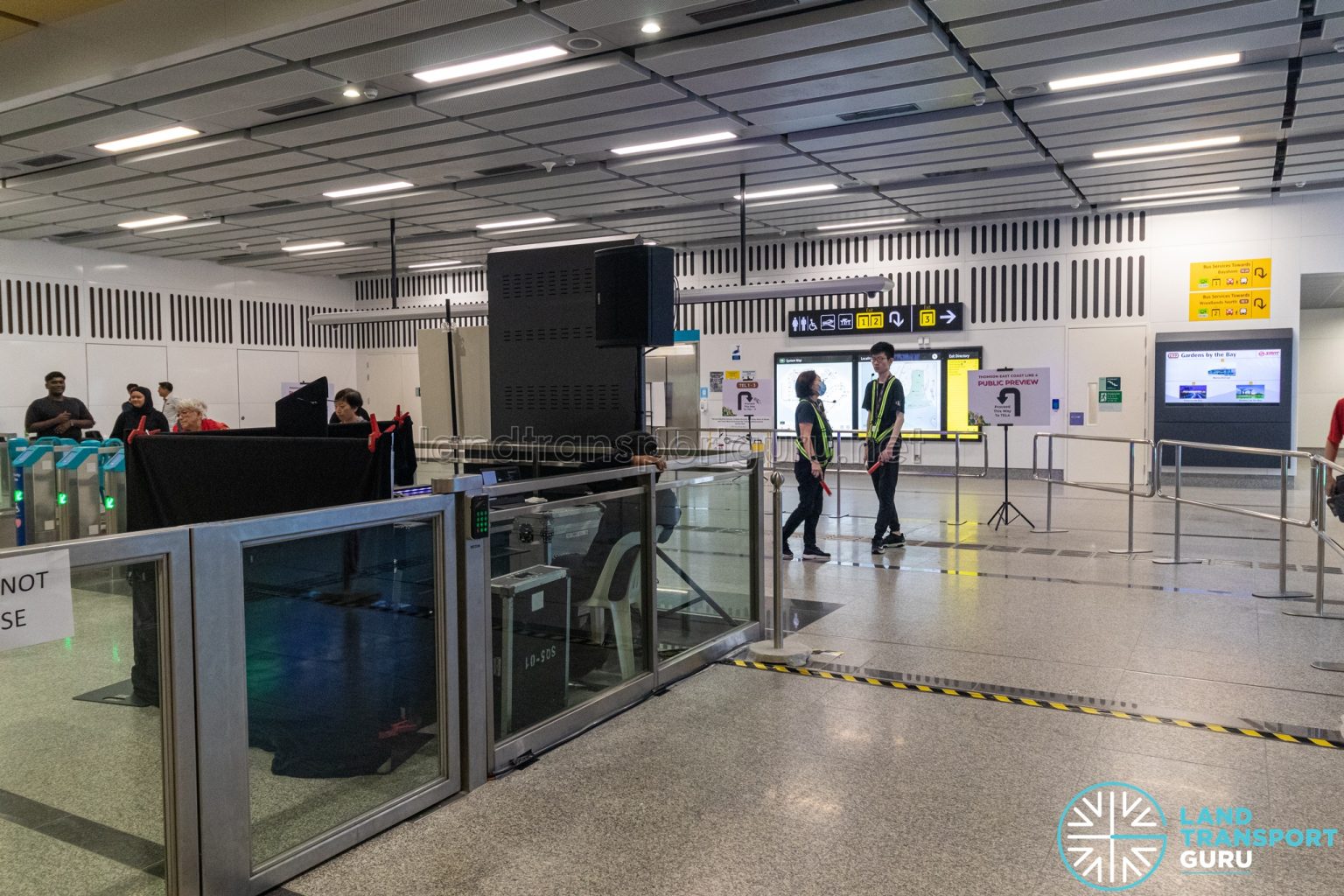 TEL4 Open House Shuttle Train Service at Tanjong Rhu | Land Transport Guru