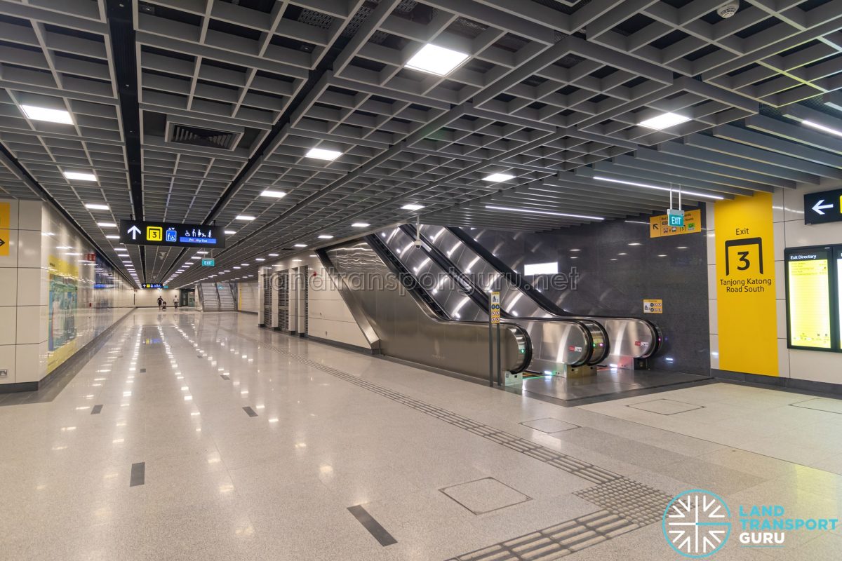 Tanjong Katong MRT Station – Corridor to Exit 3 | Land Transport Guru
