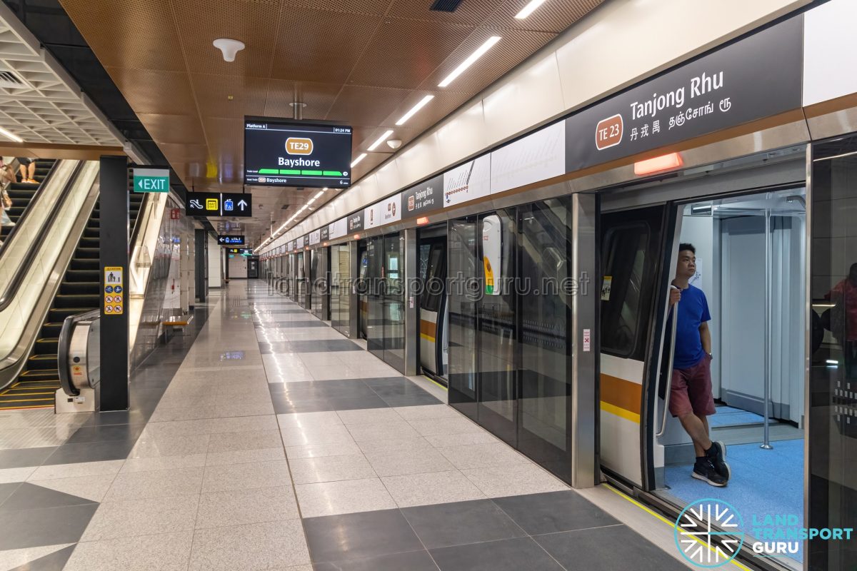 Tanjong Rhu MRT Station – Platform A | Land Transport Guru