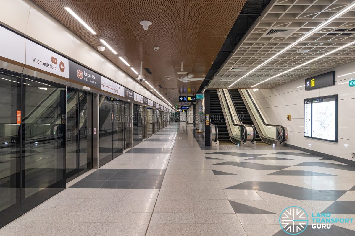Tanjong Rhu MRT Station – Platform B | Land Transport Guru