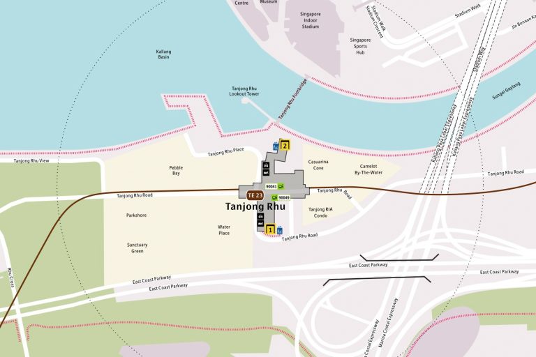 Tanjong Rhu MRT map Jun24 | Land Transport Guru