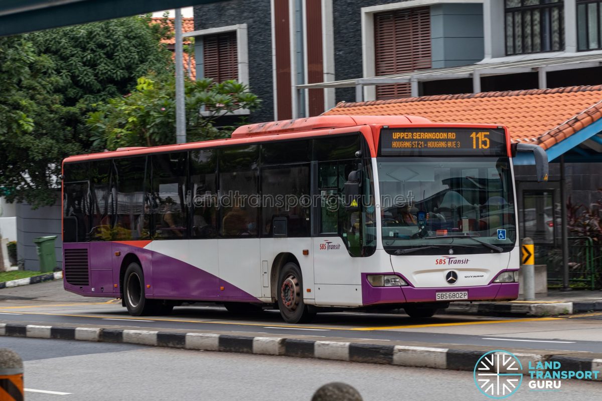 Bus 115 – SBS Transit Mercedes-Benz Citaro (SBS6802P) | Land Transport Guru