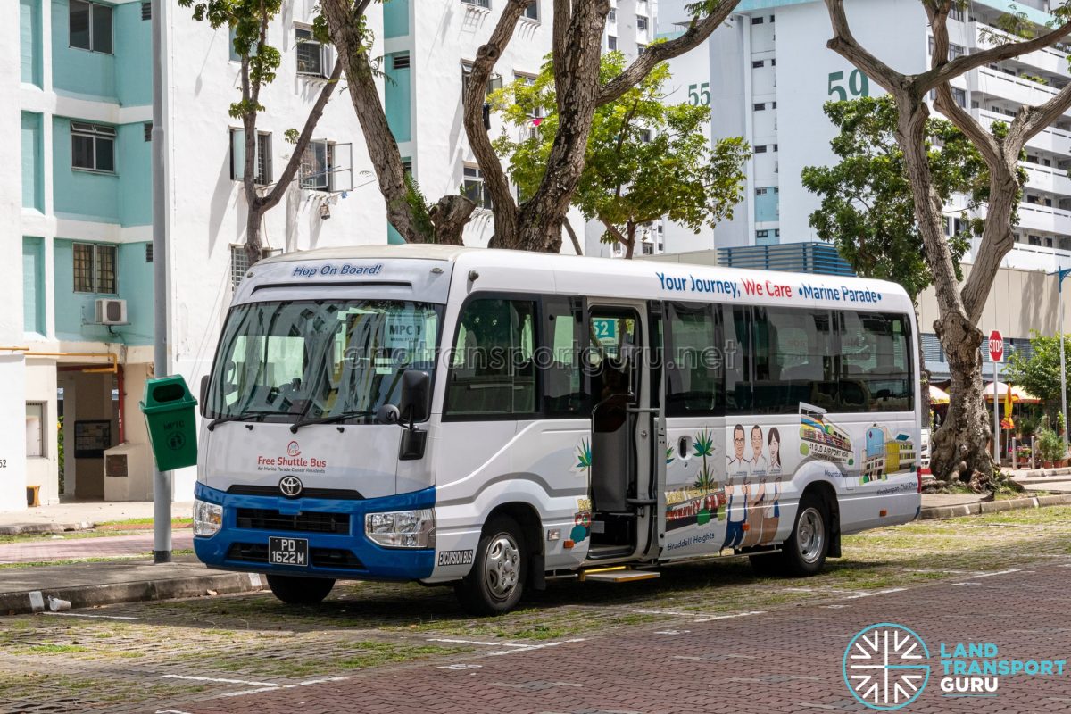 Marine Parade Cluster Shuttle Bus Services | Land Transport Guru