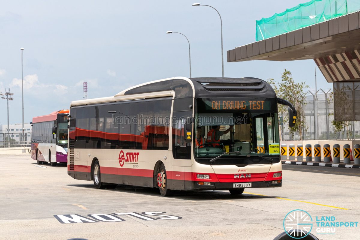 On Driving Test – SMRT Buses MAN A22 (SMB288Y) | Land Transport Guru