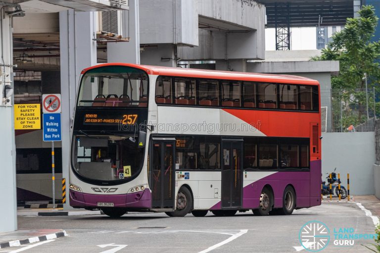 Bus 257 – SBS Transit Volvo B9TL Wright (SBS3628X) | Land Transport Guru