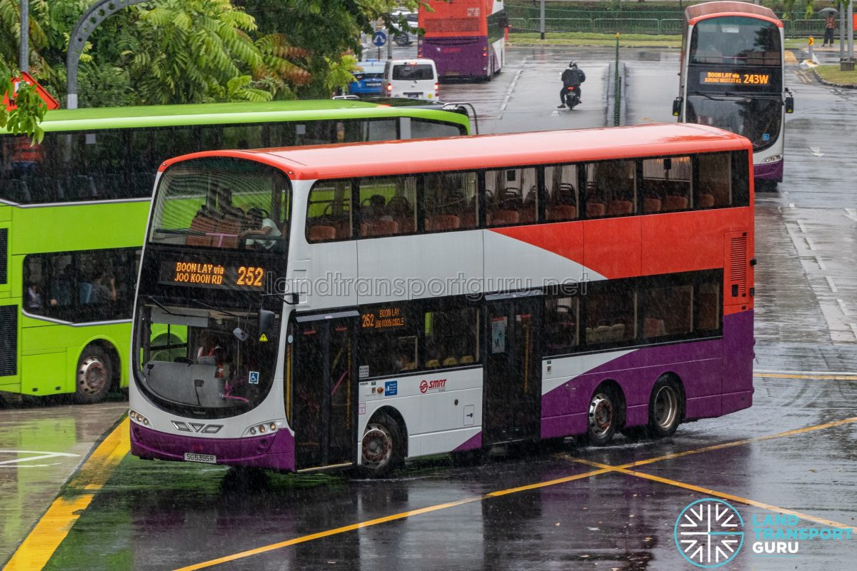 Bus 252 – SMRT Buses Volvo B9TL Wright (SG5395R) | Land Transport Guru