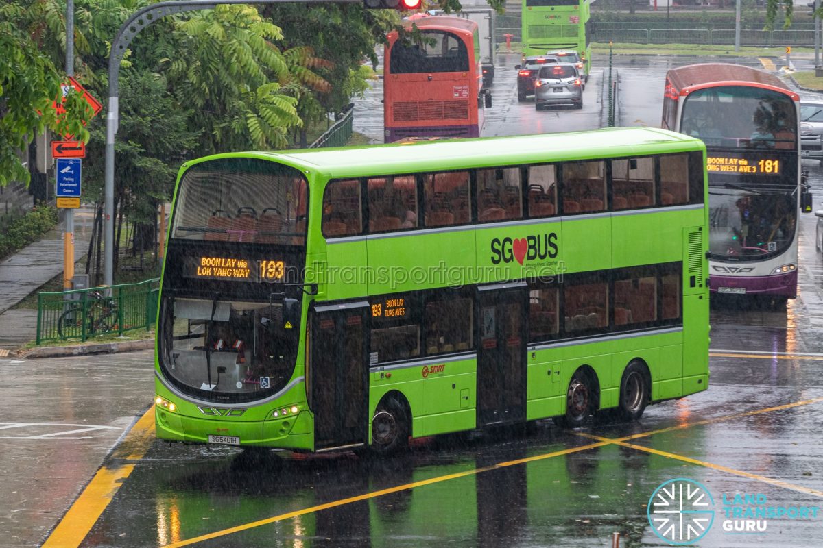 SMRT Bus Service 193 | Land Transport Guru
